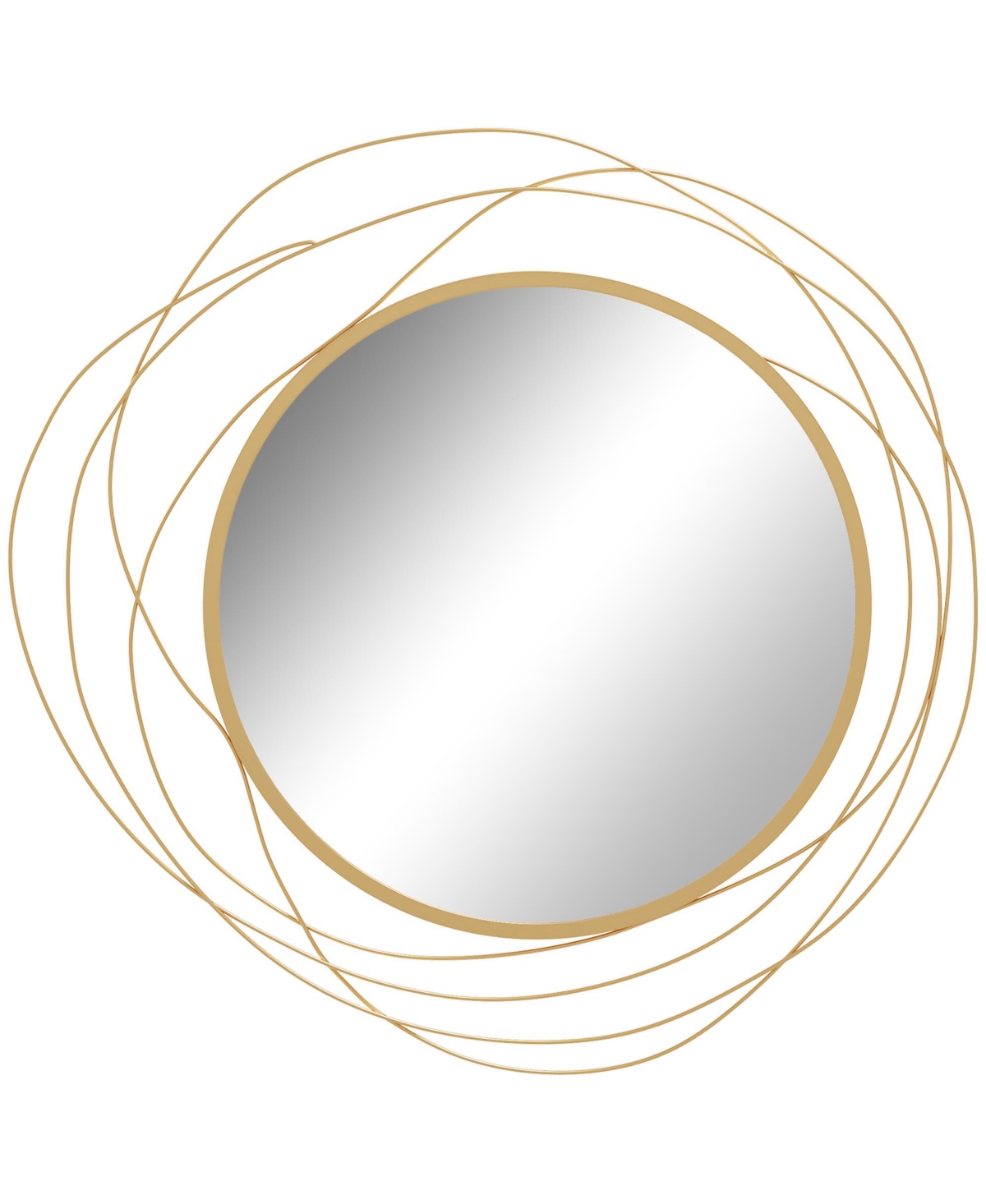 Click here for Homcom Metal Wall Art 25.6 in Round Wall Mirror  -... prices
