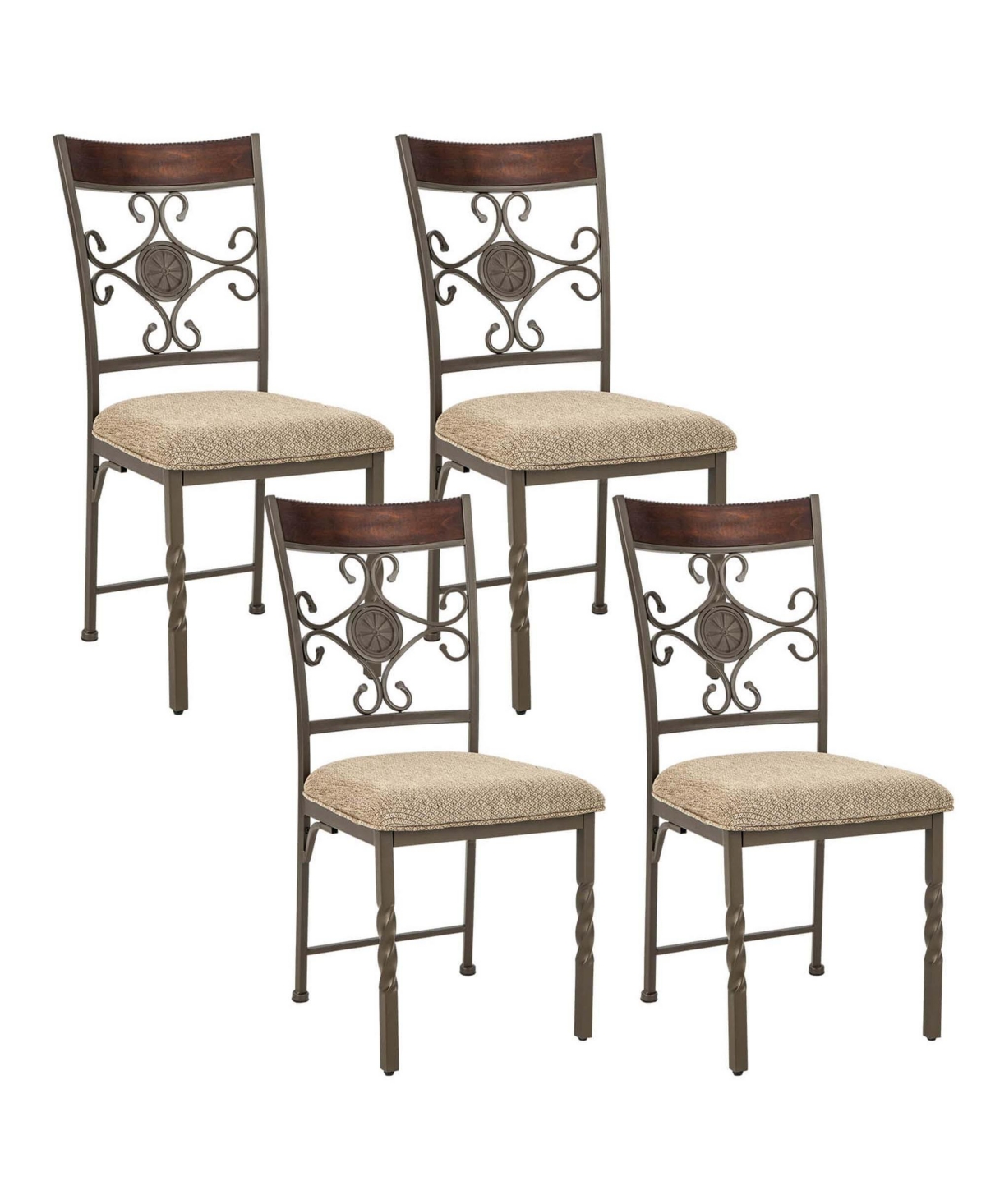 Click here for Set of 2 Dining Room Chairs Armless Kitchen Chairs... prices
