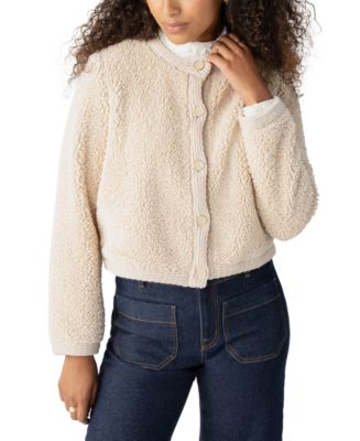 Sanctuary Women's Cozy Button-Front Fleece Cardigan - Macy's
