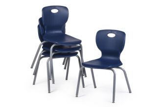 School Student Stack Chair - Luxurious and Comfortable Molded Seat with ...