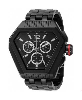 Invicta Men's 46099 Speedway Quartz Chronograph Black Dial Watch - Macy's