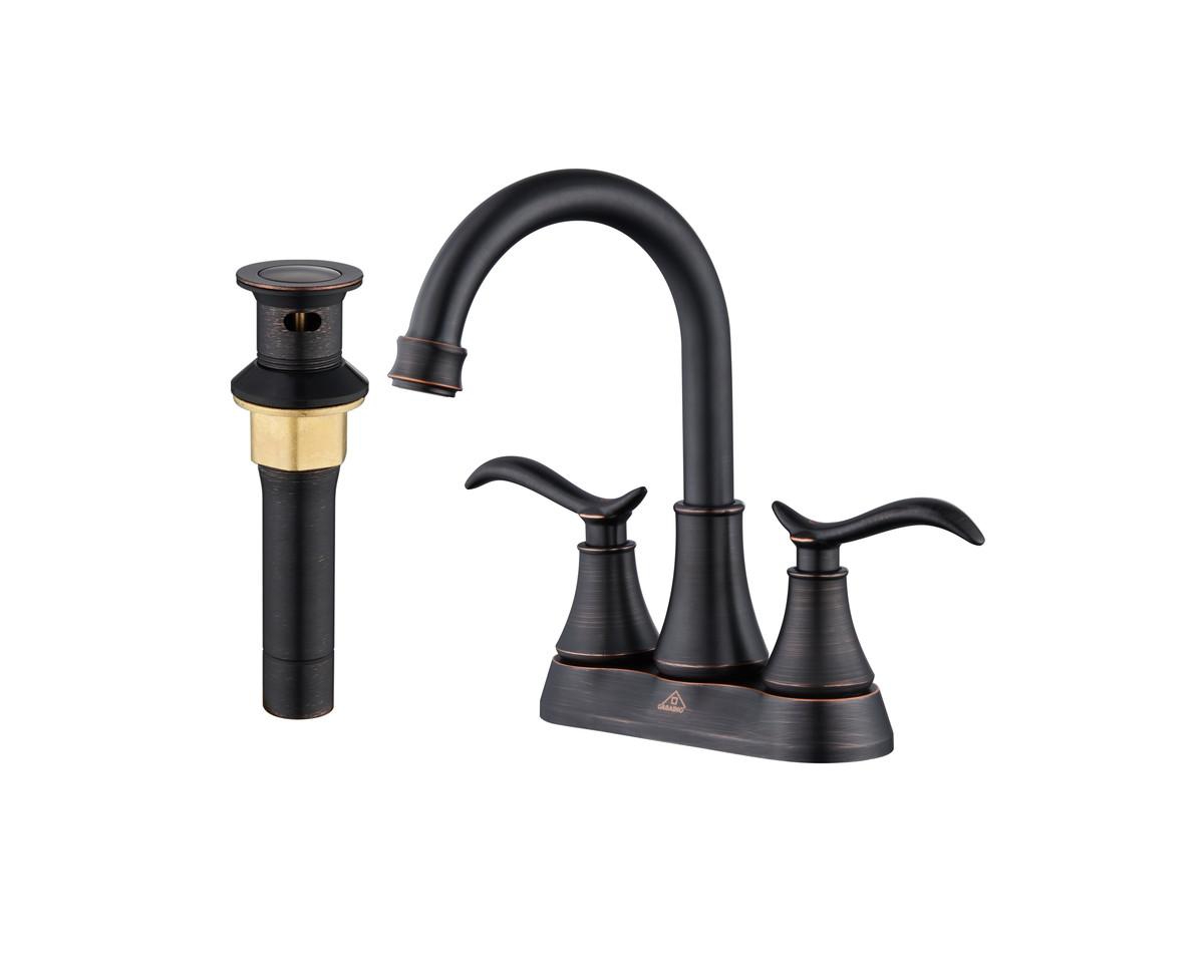 Click here for Casainc 4 Inch 2-Handle Centerset Bathroom Sink Fa... prices