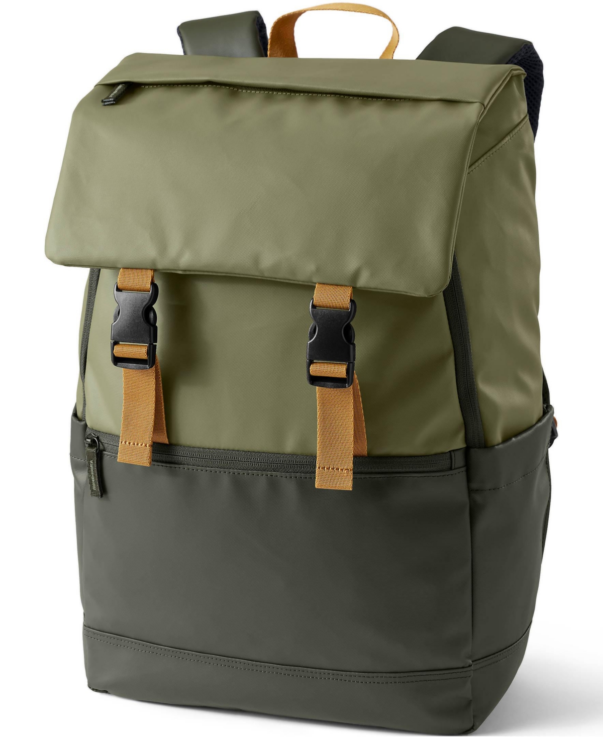 Click here for Lands End Kids Flap Front Backpack - Vintage olive... prices