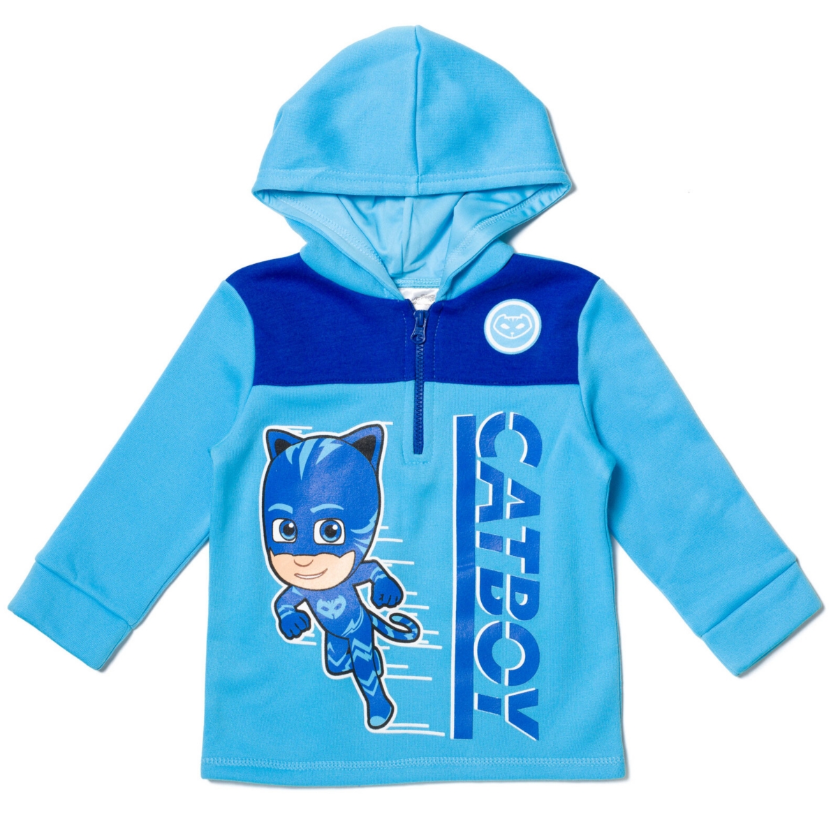 Click here for Pj Masks Toddler Girls Fleece Half Zip Hoodie - Ca... prices