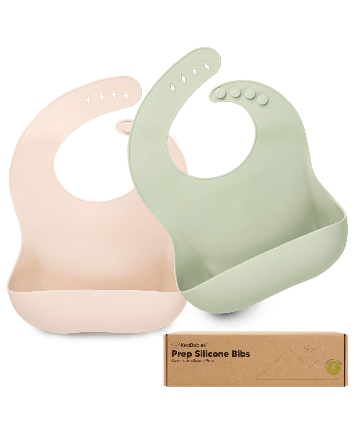 Click here for KeaBabies 2-Pack Silicone Bibs For Babies  Food Gr... prices
