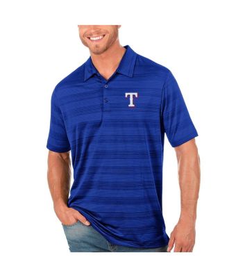 Antigua Men's Royal Texas Rangers Compass Polo - Macy's