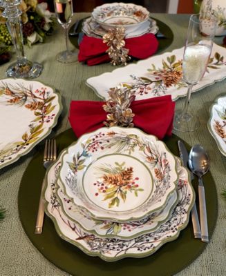 Certified International Winter Forest Dinnerware Collection - Macy's