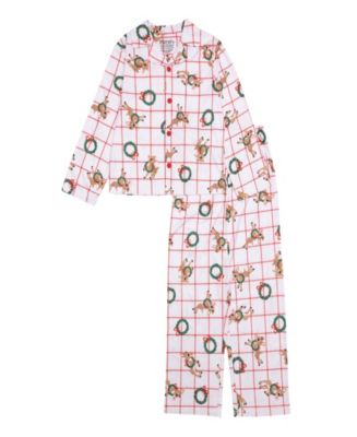 Rudolph Little Boy Holiday Sibling Sleep Collared 2-Piece Set - Macy's