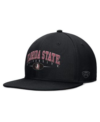 Top of the World Men's Black Florida State Seminoles Bullpen Snapback ...