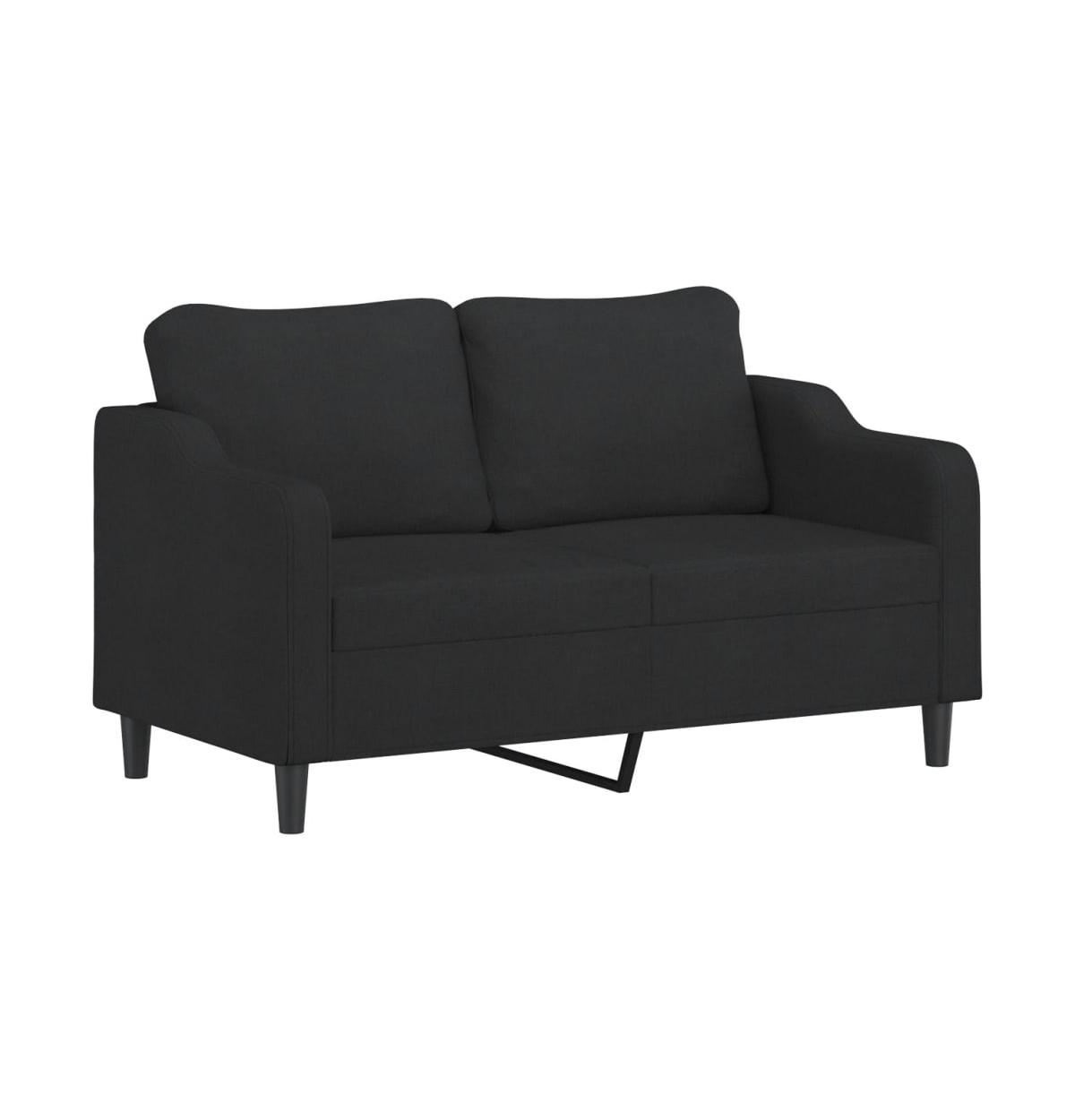 Click here for vidaXL 2-Seater Sofa Black 55.1 Fabric - Black prices