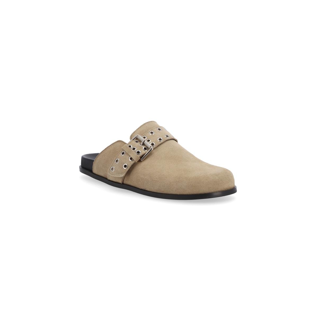 Click here for Alohas Womens Halia Leather Mules - Beige prices