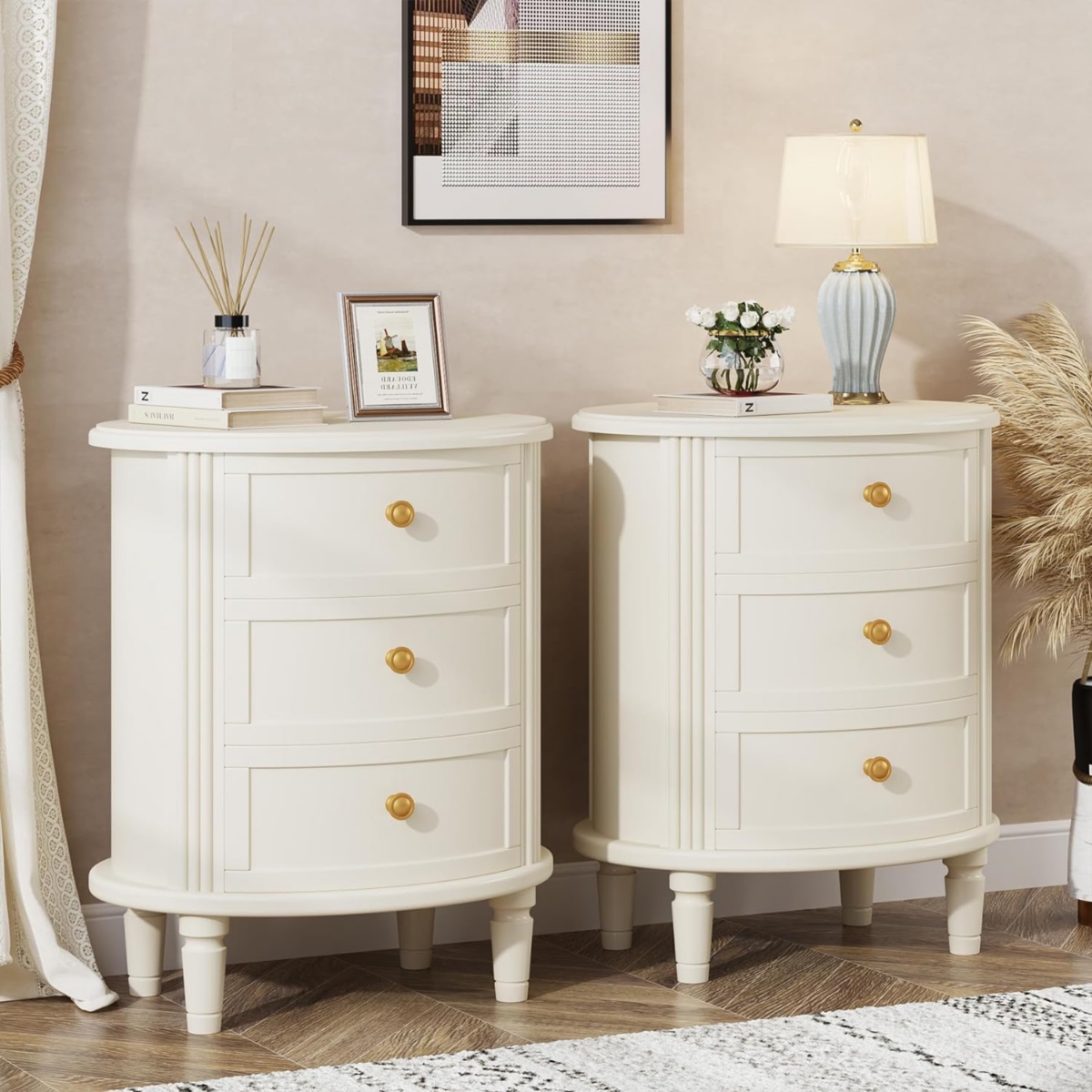 Click here for Tribesigns 3-Drawer Nightstand Set of 2  Fully Ass... prices