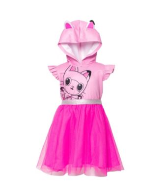 Dreamworks Gabby's Dollhouse Little Girls Pandy Paws Mesh Cosplay Tulle ...