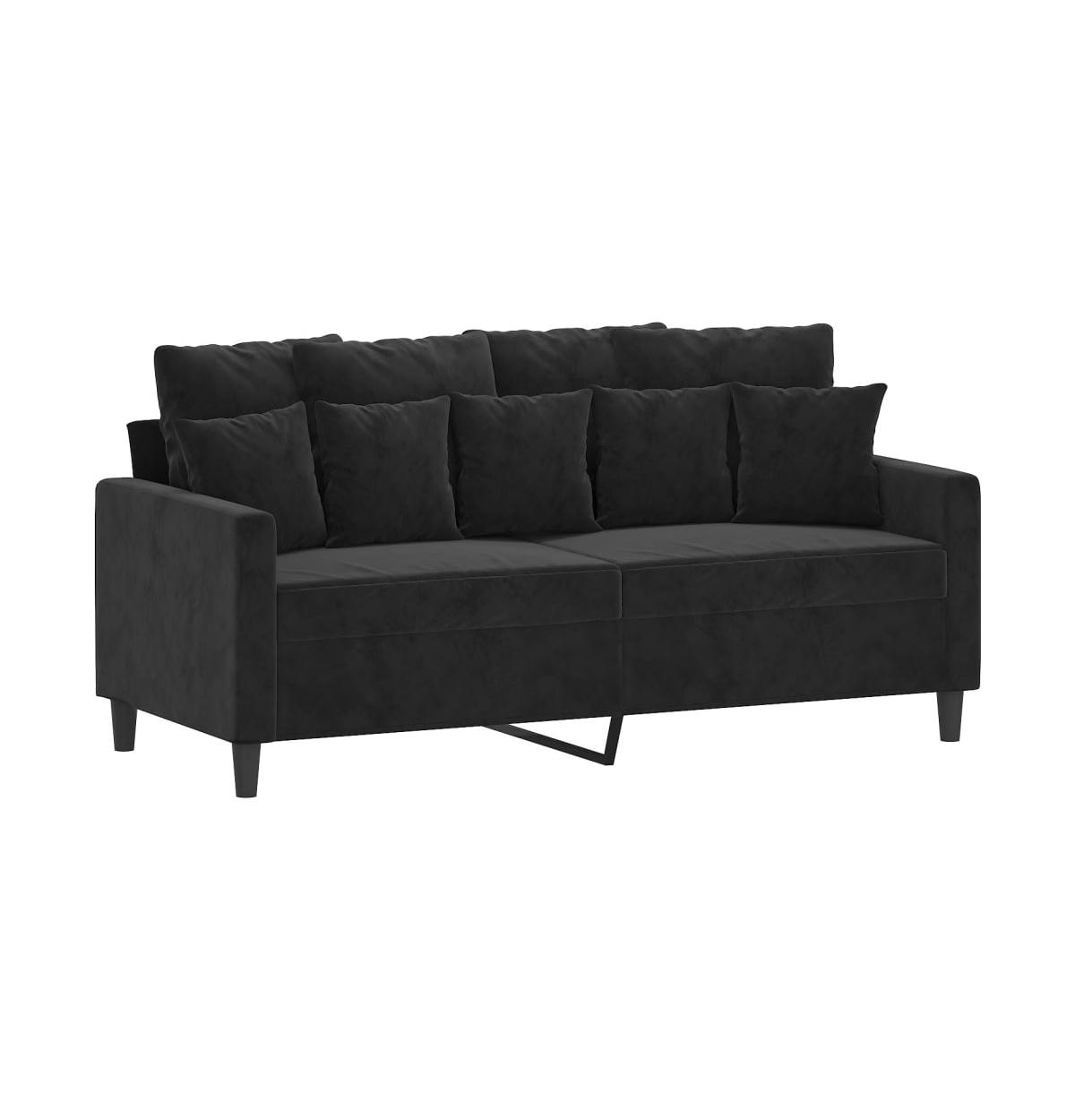 Click here for vidaXL 2-Seater Sofa Black 55.1 Velvet - Black prices