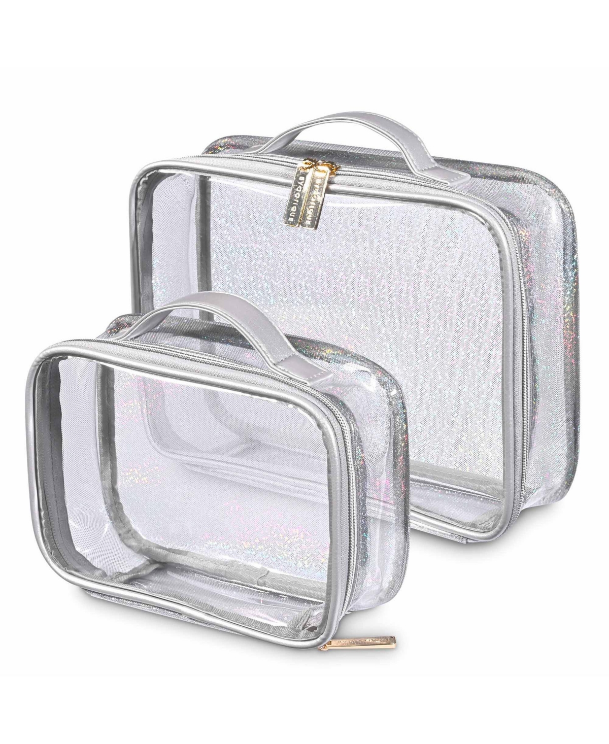 Click here for Byootique Set of 2 Clear Makeup Bag Cosmetic Organ... prices