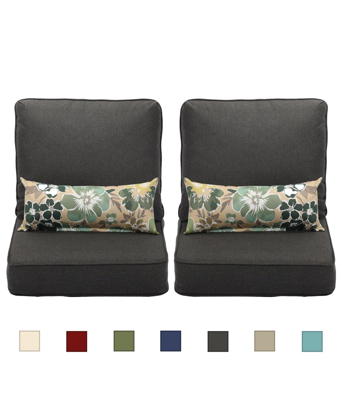 Click here for Aoodor 22 x 24 Outdoor Deep Seat Chair Cushion Set... prices
