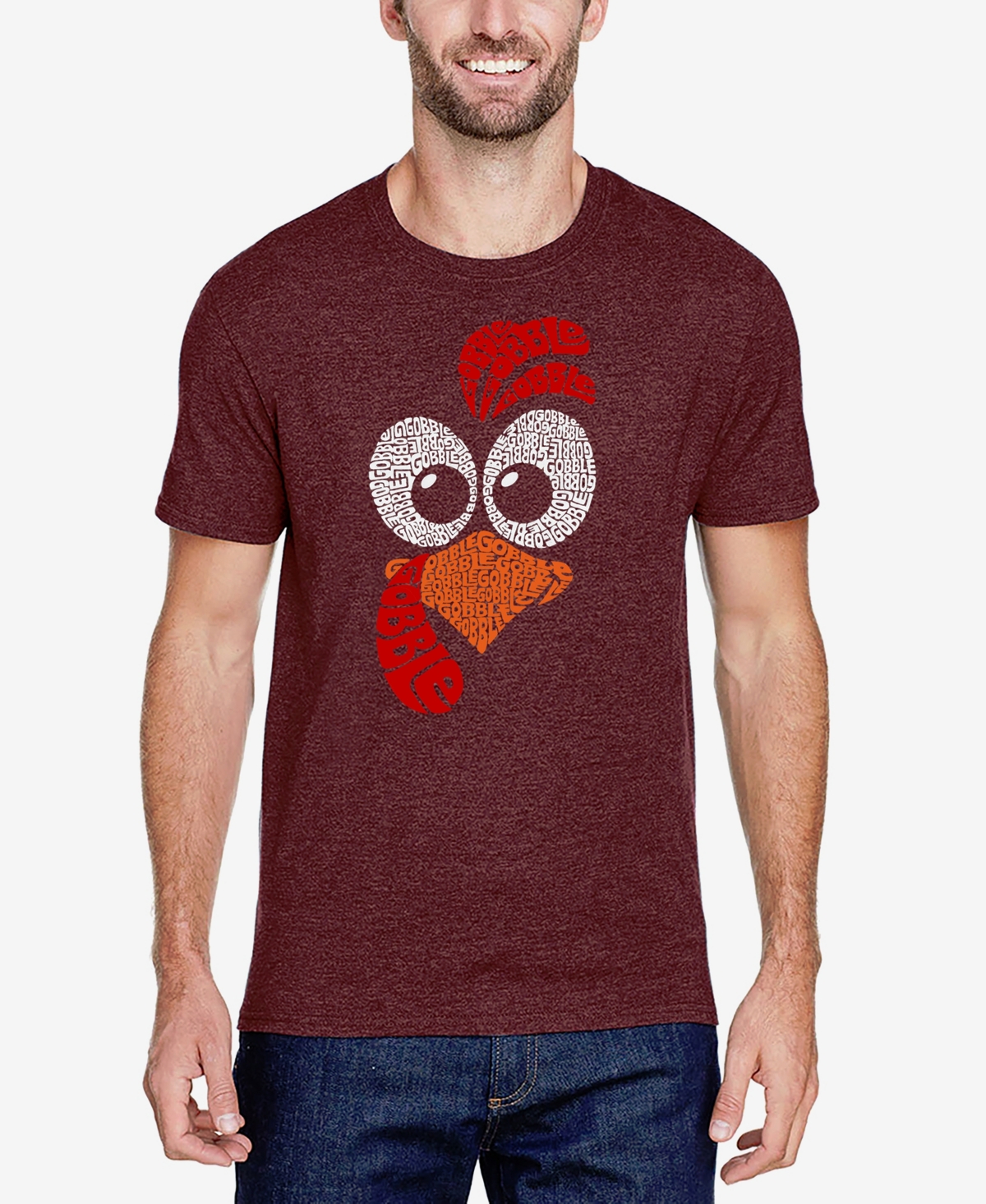 Click here for La Pop Art Mens Turkey Face Premium Blend Word Art... prices