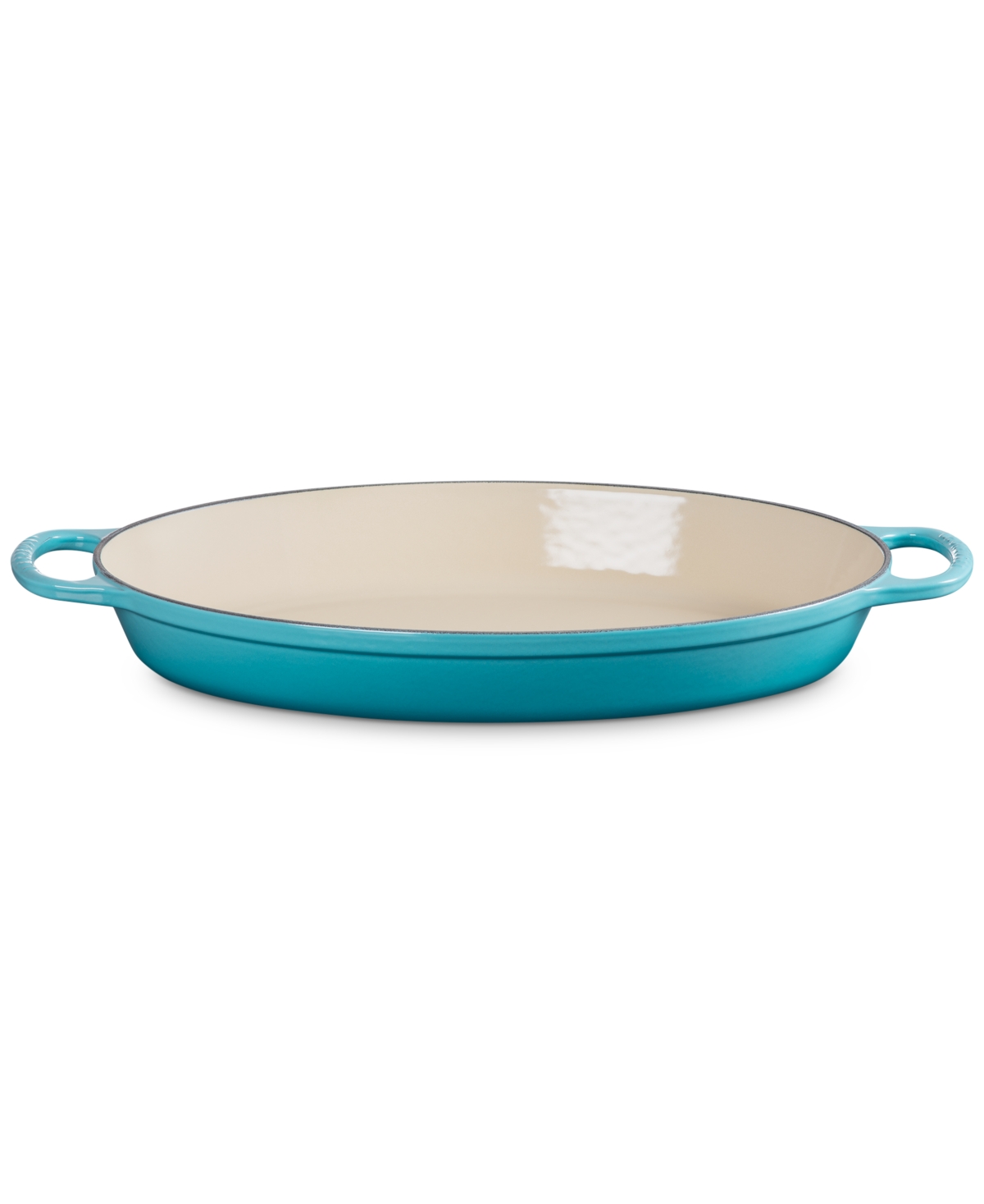 Click here for Le Creuset 3-Qt. Cast Iron Oval Baker - Caribbean prices