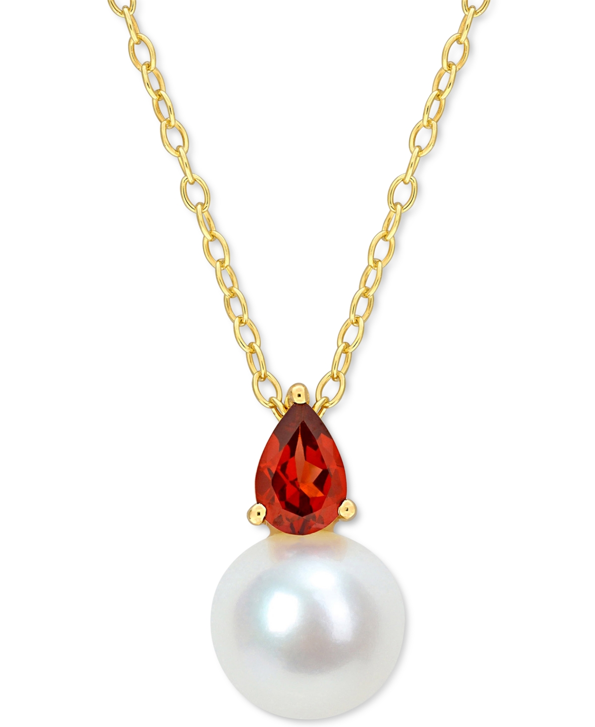 Click here for Cultured Freshwater Pearl (8-1/2mm) Birthstone 18... prices