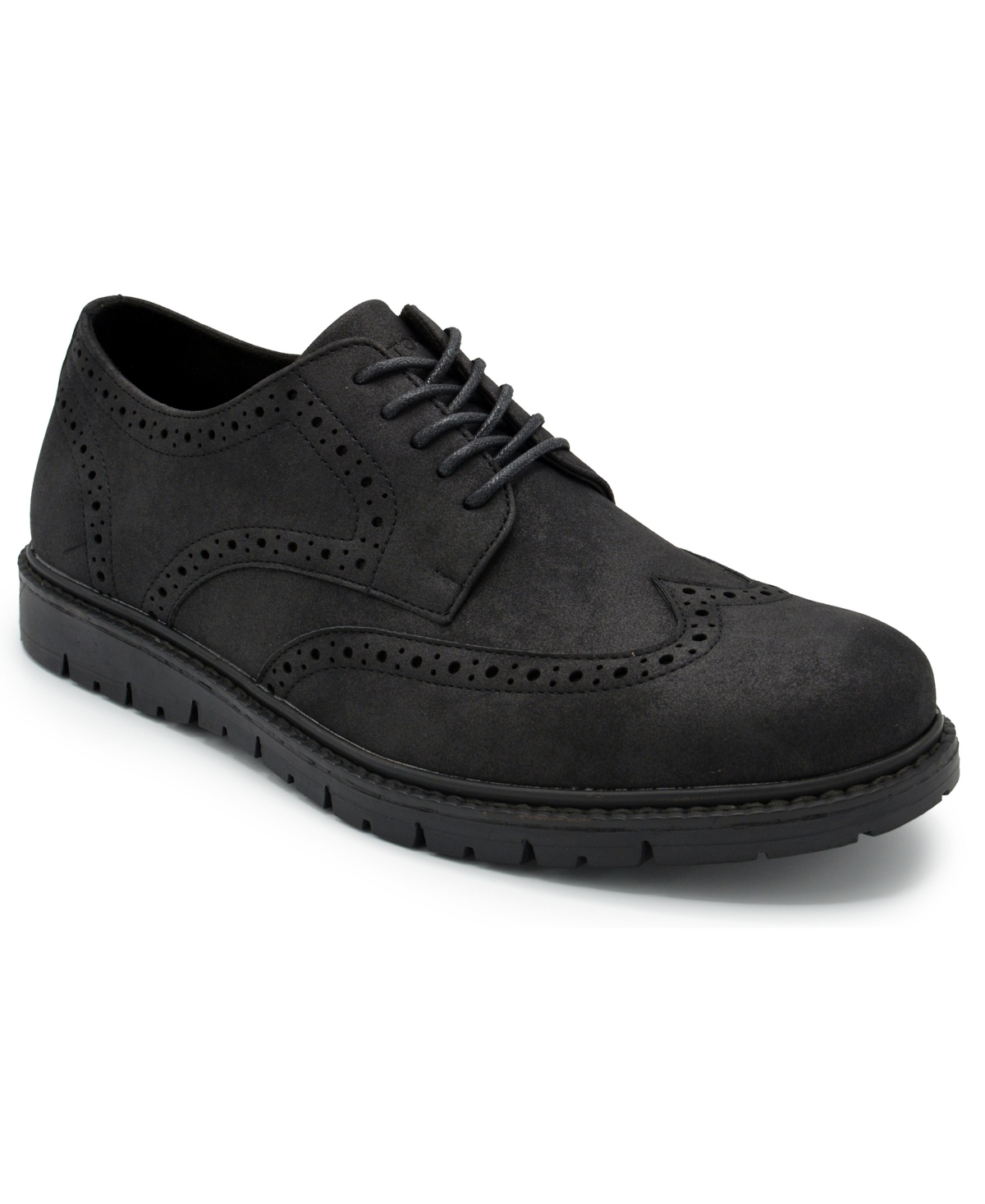 Click here for Aston Marc Mens Manti Wingtip Oxford Shoe - Black prices
