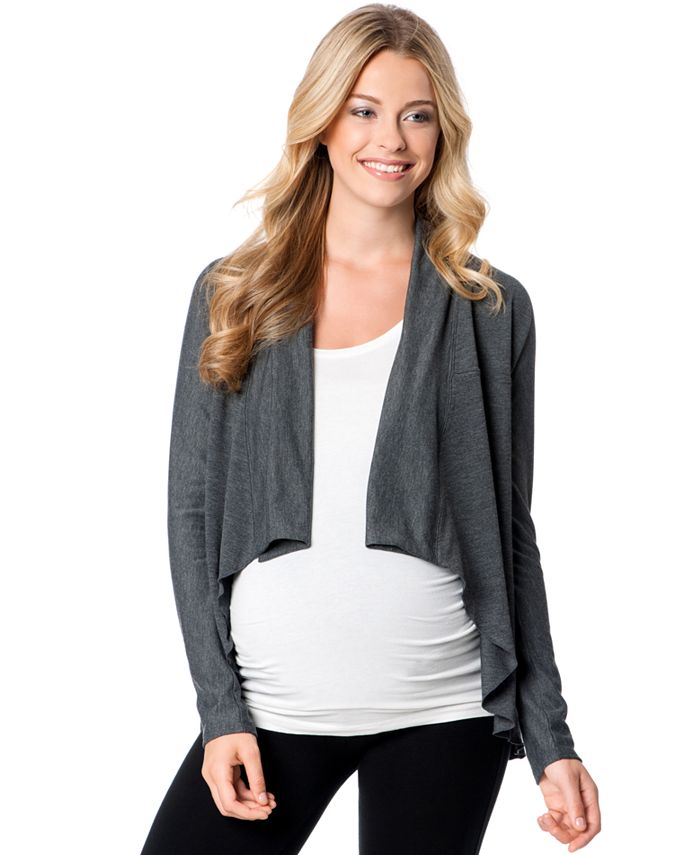Motherhood Maternity Draped Cardigan - Macy's