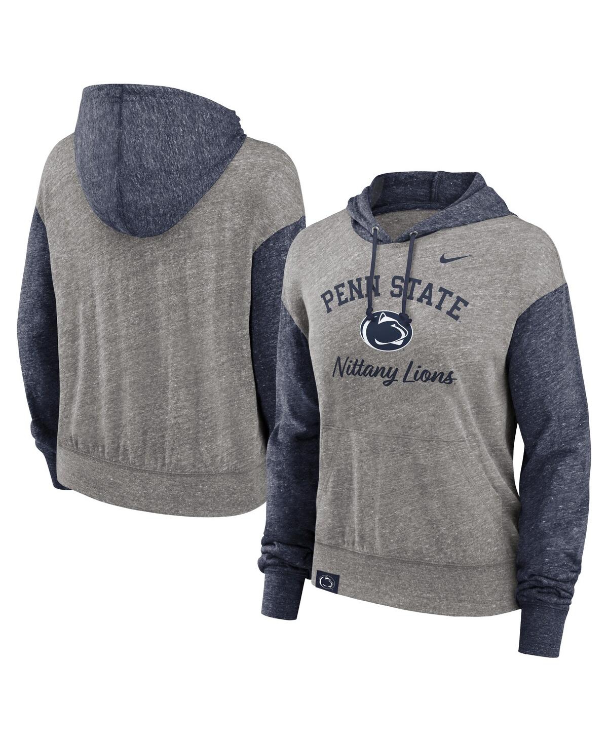 Click here for Nike Womens Heather Gray/Navy Penn State Nittany L... prices