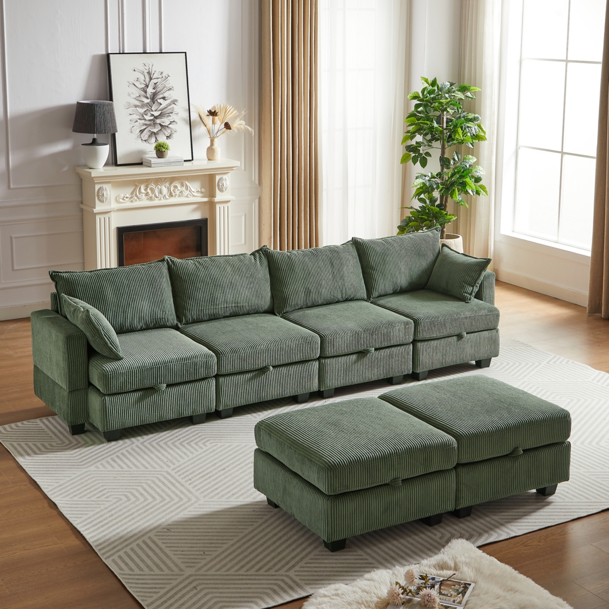 Click here for Streamdale Modular Sectional Sofa with Storage and... prices