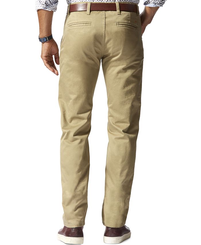 Dockers Men's Stretch Slim Tapered Fit Alpha Khaki Pants - Macy's
