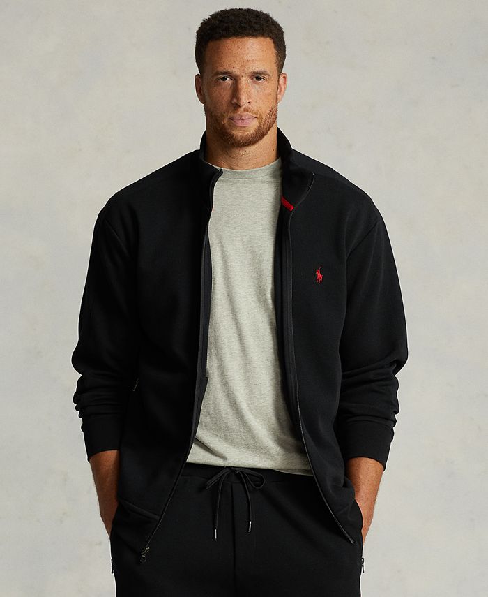 Polo Ralph Lauren Men's Big & Tall Double-Knit Track Jacket - Macy's