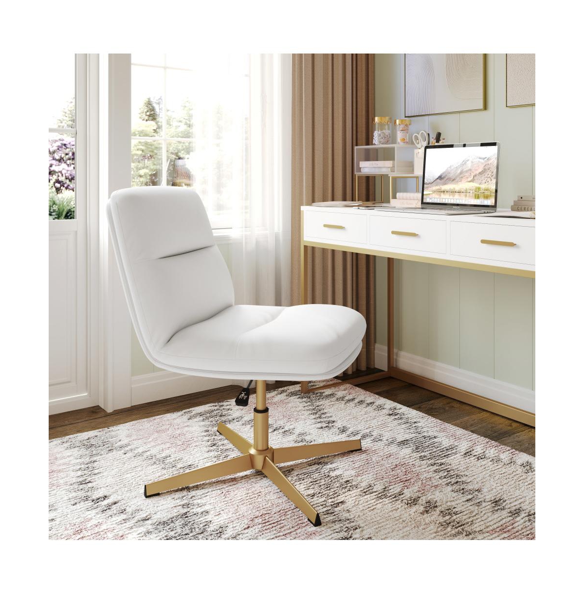 Click here for Merrick Lane Biel Mid-Back Height-Adjustable Stati... prices