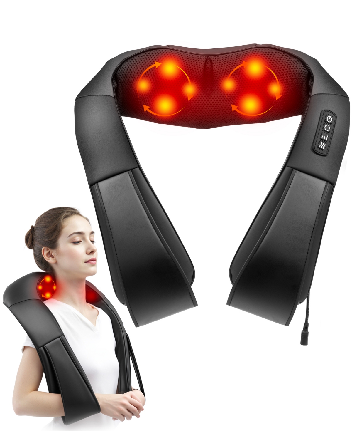 Click here for Shiatsu Neck and Shoulder Massager with Heat  8 De... prices