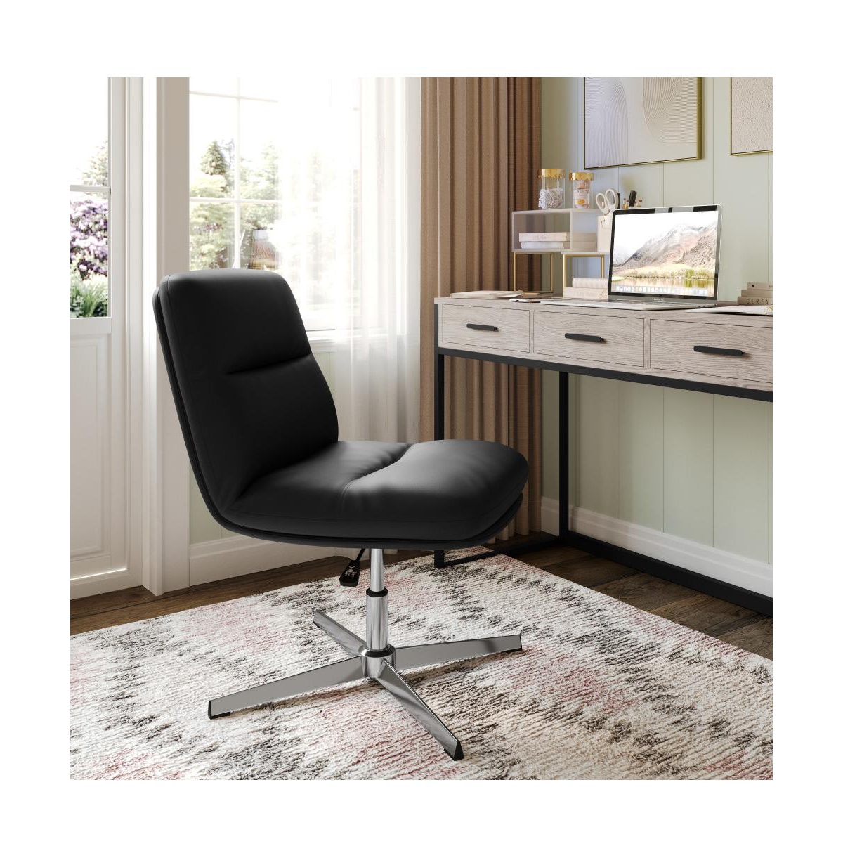 Click here for Merrick Lane Biel Mid-Back Height-Adjustable Stati... prices