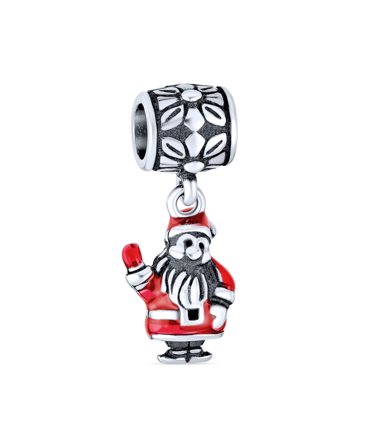 Click here for Bling Jewelry Holiday Christmas Red Santa Claus Da... prices