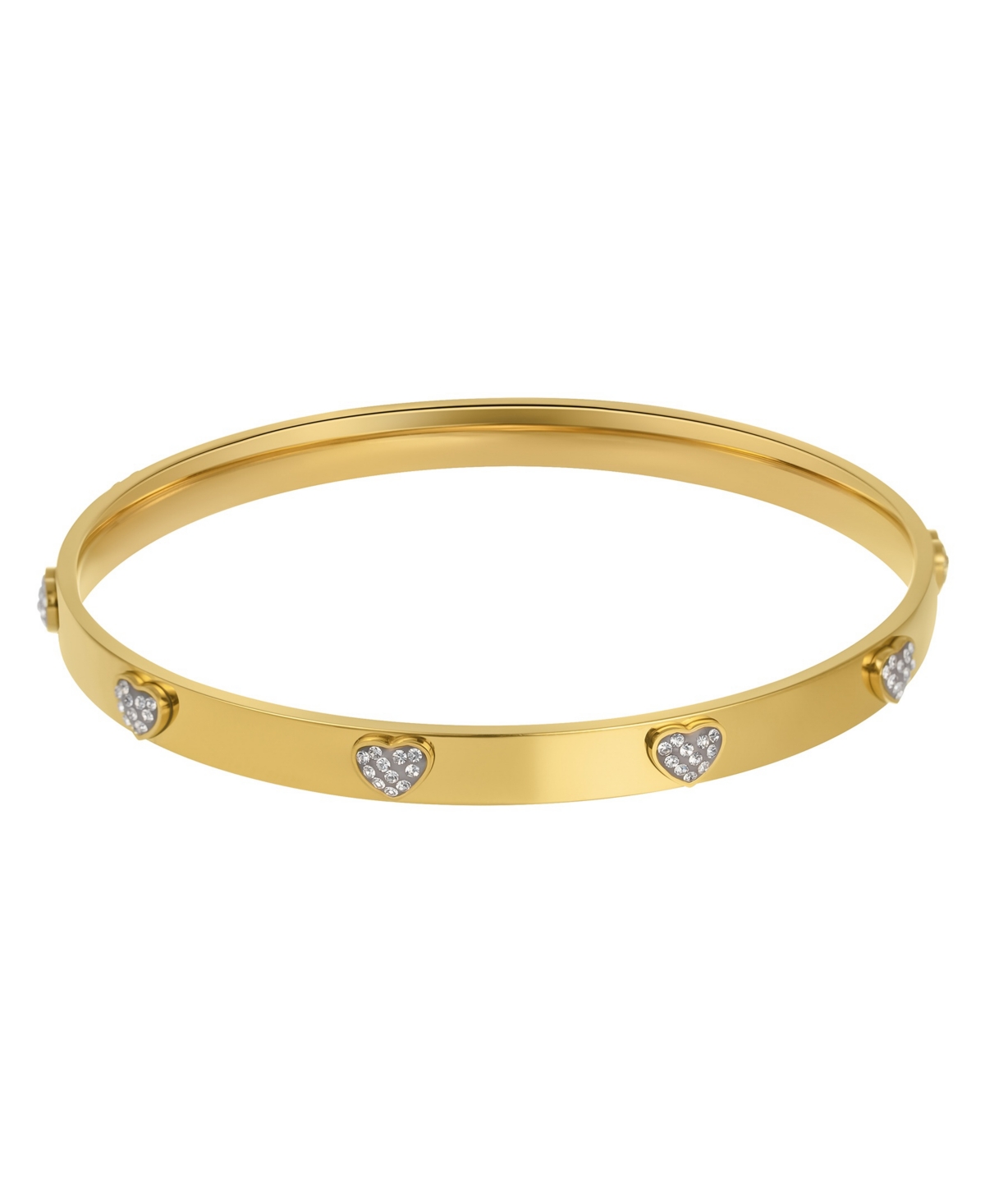 Click here for Adornia Gold Tarnish Resistant Cubic Zirconia Hear... prices