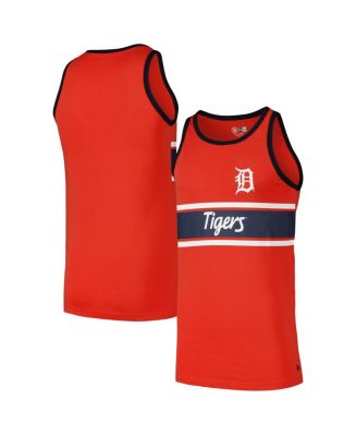 New Era Men's Orange Detroit Tigers Jersey Ringer Tank Top - Macy's