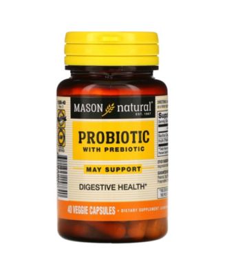 Mason Natural Probiotic with Prebiotic - 40 Veggie Capsules - Macy's
