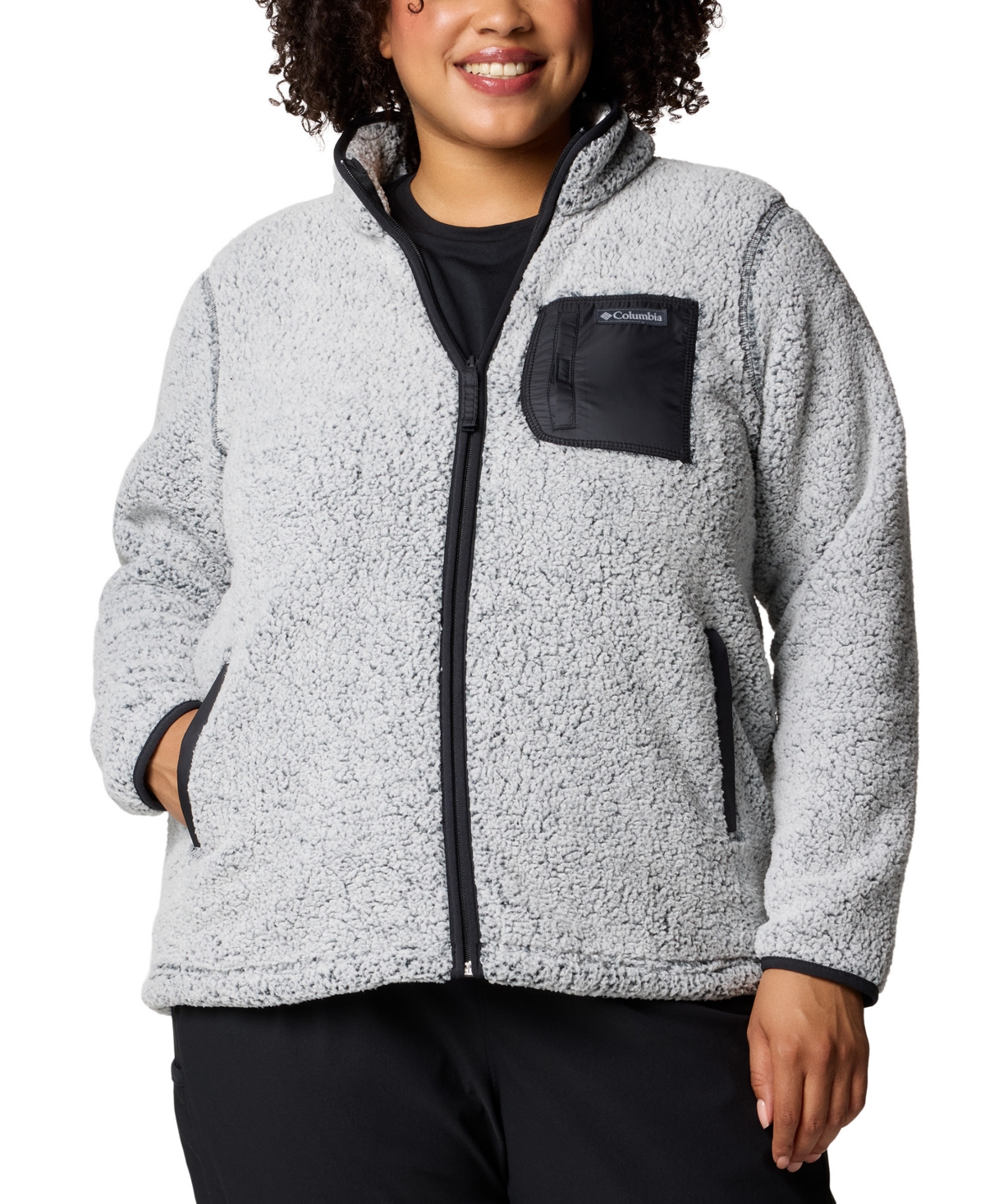 Click here for Columbia Plus Size West Bend Full Zip Ii Fleece Ja... prices