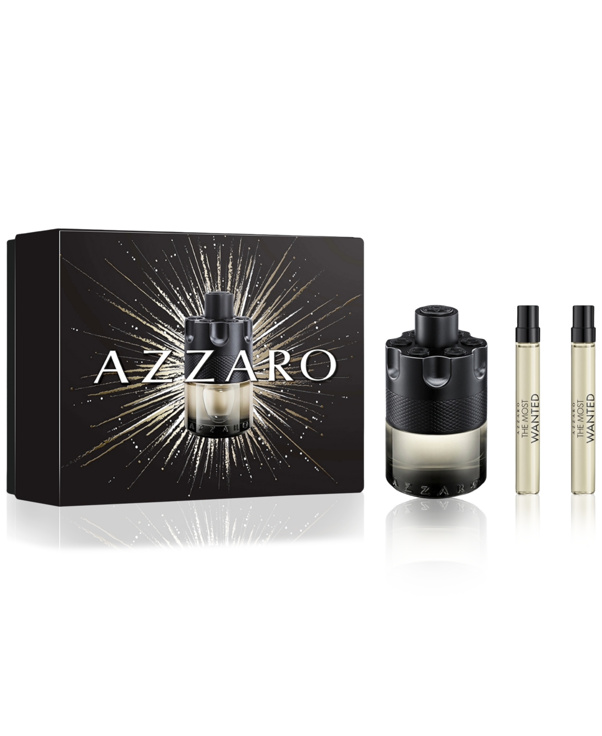 Click here for Azzaro Mens 3-Pc. The Most Wanted Eau de Toilette... prices