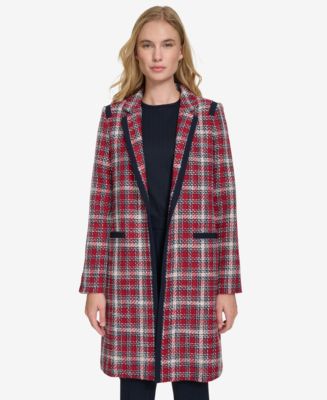Tommy Hilfiger Women's Open-Front Tweed Topper Jacket - Macy's