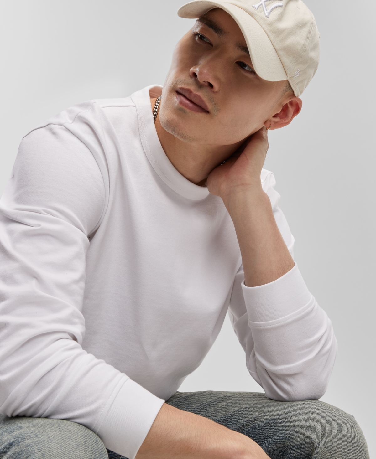 Click here for Mode of One Mens Long-Sleeve Relaxed-Fit T-Shirt... prices