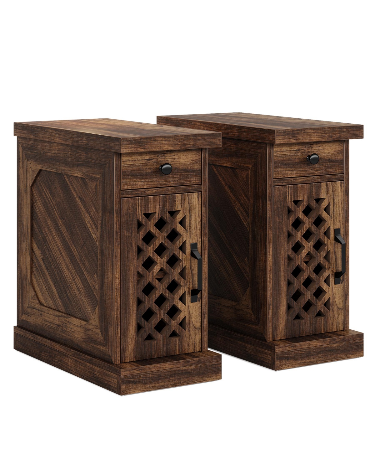 Click here for Tribesigns End Table Set of 2  Narrow Side Table w... prices