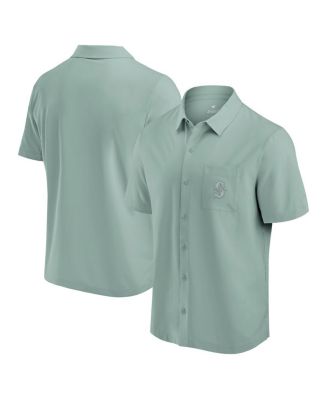 Fanatics Men's Green Seattle Mariners Front Office Button-Up Shirt - Macy's