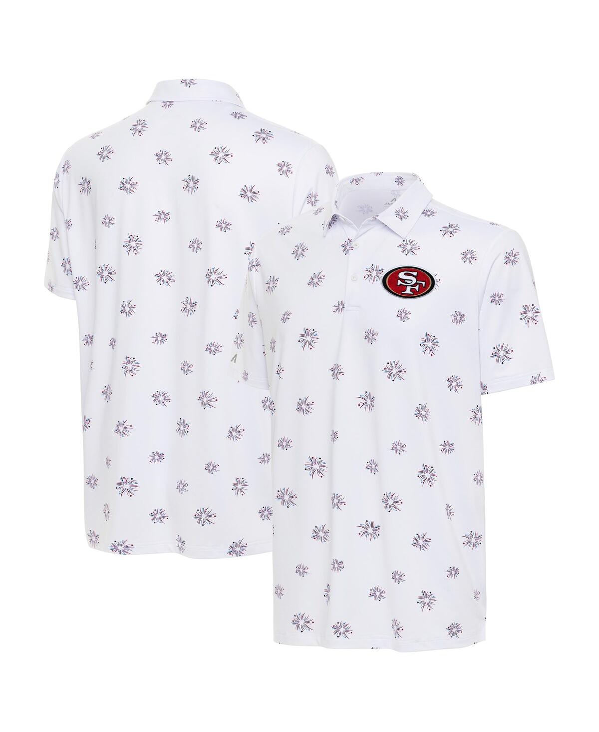 Click here for Antigua Mens White San Francisco 49ers Fireworks P... prices