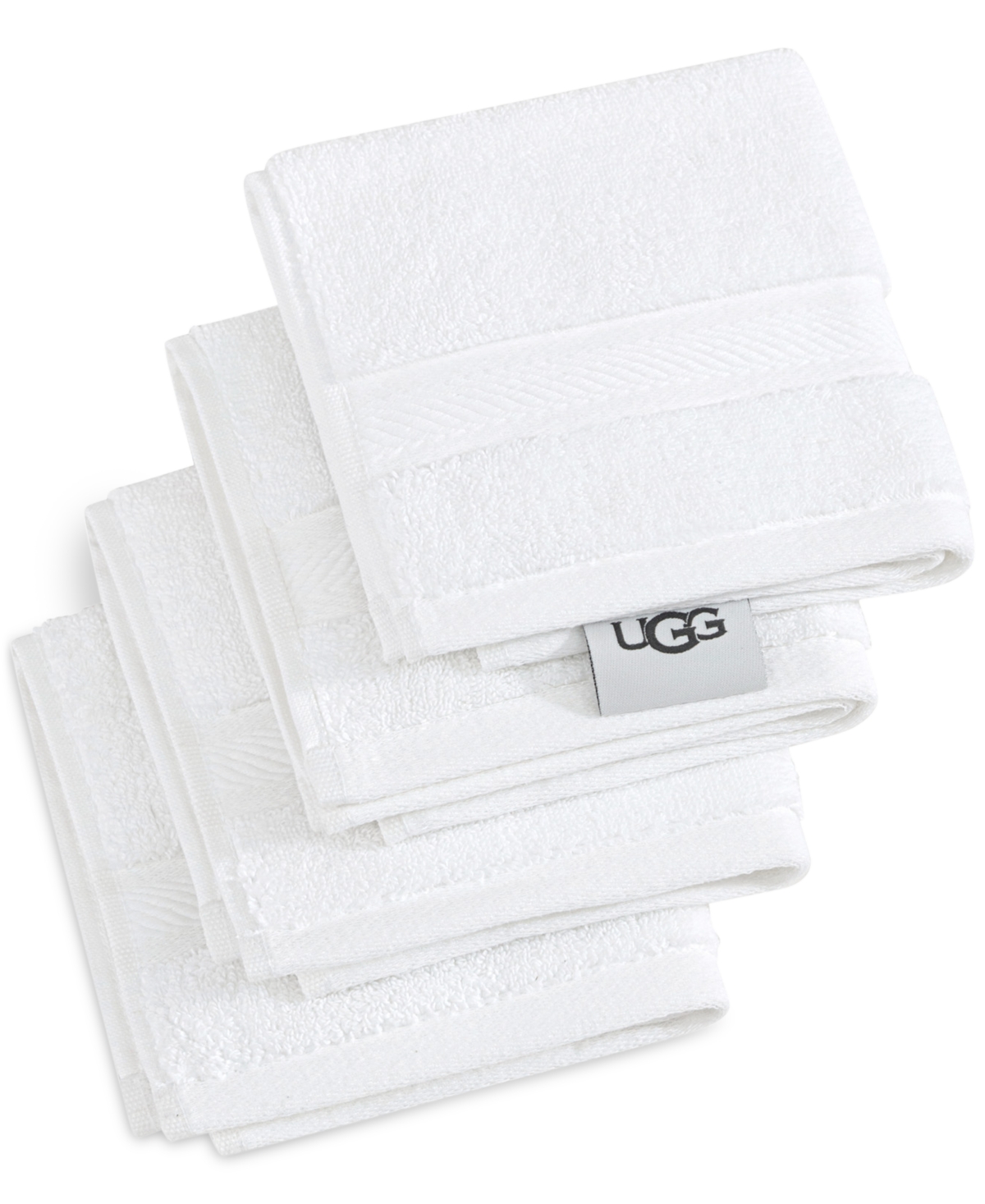 Ugg Holcomb 100% Turkish Cotton 4-pack Washcloth Set, 13" X 13" In ...