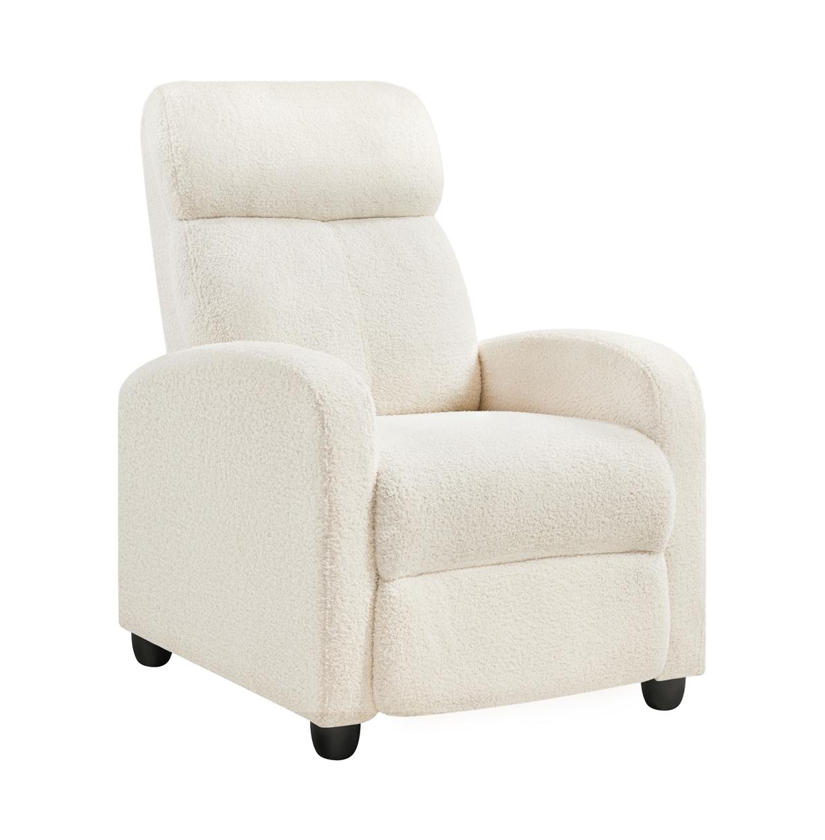 Click here for Yaheetech Adjustable Modern Single Boucle Recliner... prices