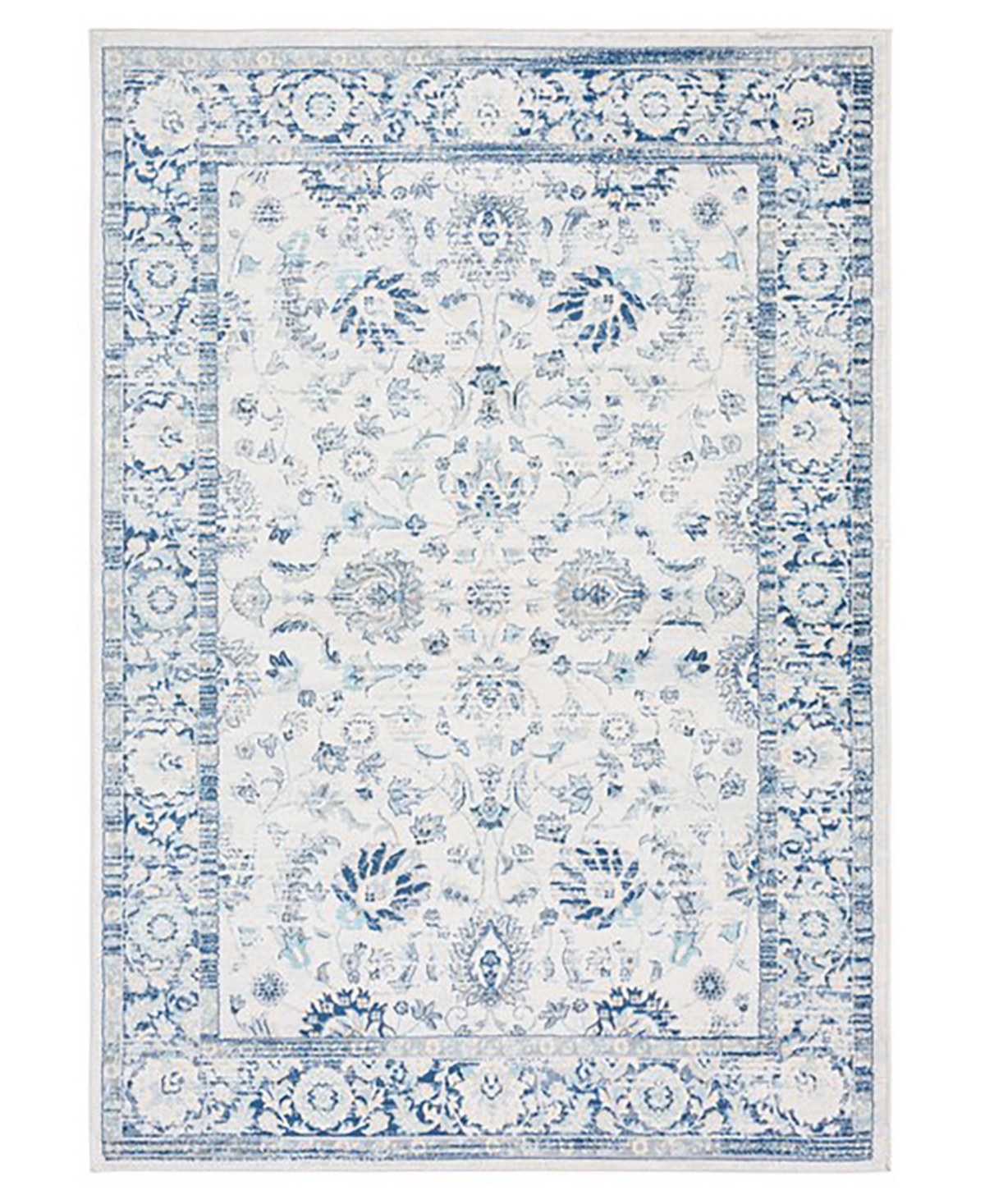 Click here for Safavieh Brentwood Ii BNT874M 53x76 Area Rug - Blu... prices