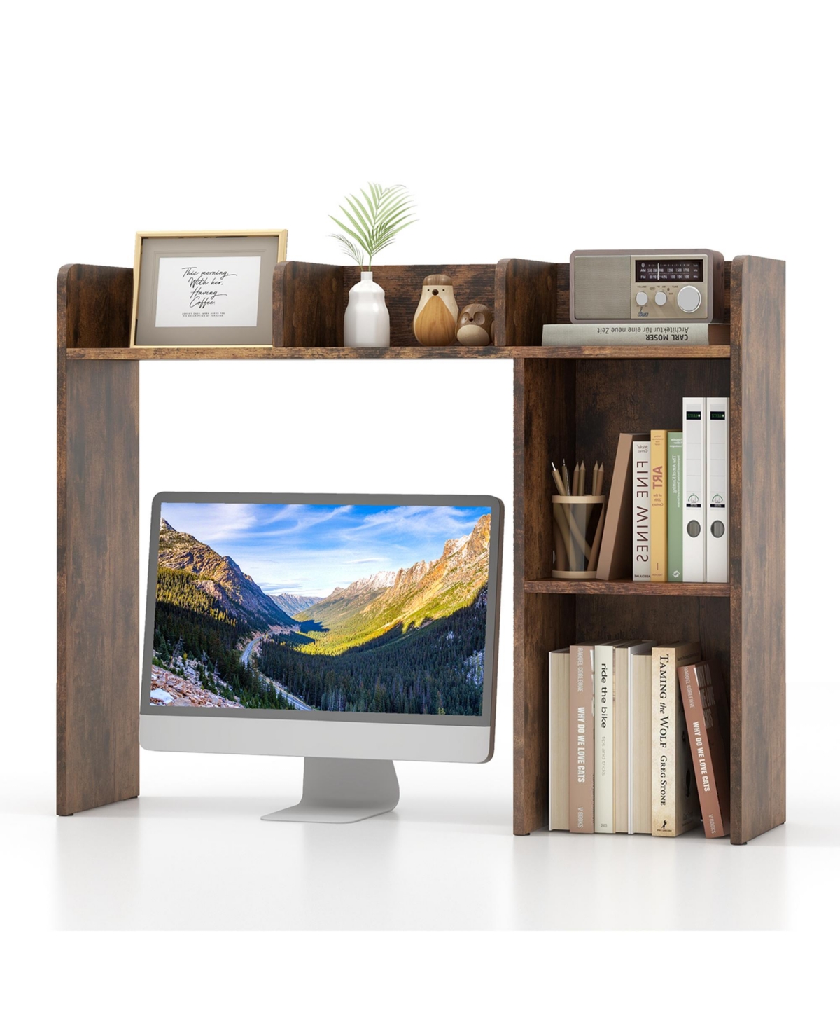 Click here for Desk Bookshelf Desktop Storage Organizer Display S... prices