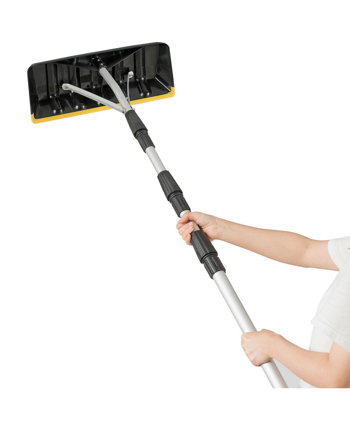 Click here for 21FT Telescoping Snow Roof Rake Large Poly Blade A... prices