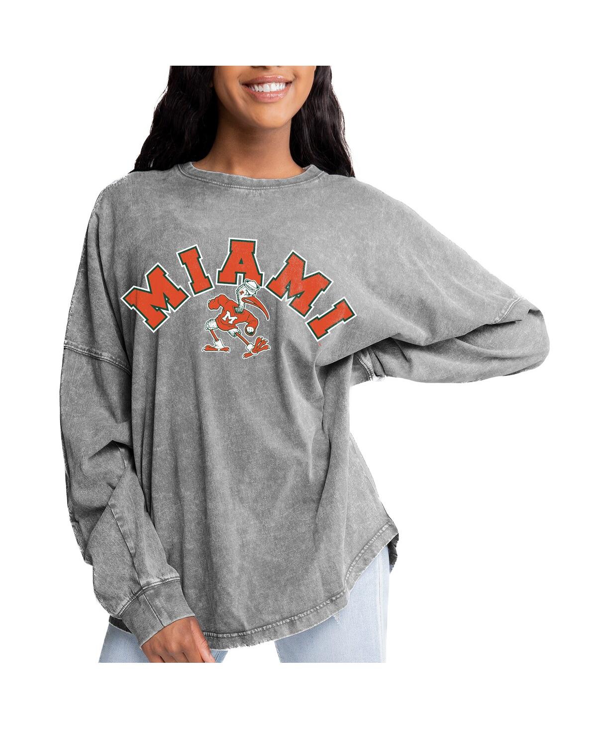 Click here for Gameday Couture Womens Gray Miami Hurricanes Faded... prices