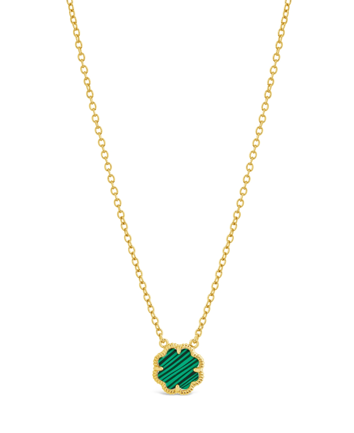 Click here for Sterling Forever Rose Petal Pendant Necklace - Gol... prices